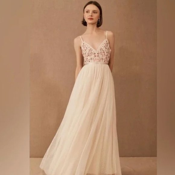 Needle & Thread | Dresses | Anthropologie Bhldn Needle Thread Elsie ...